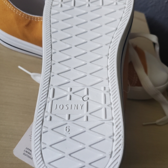 Josiny | Shoes | Mustard Yellow Josiny Slides Sneakers | Poshmark